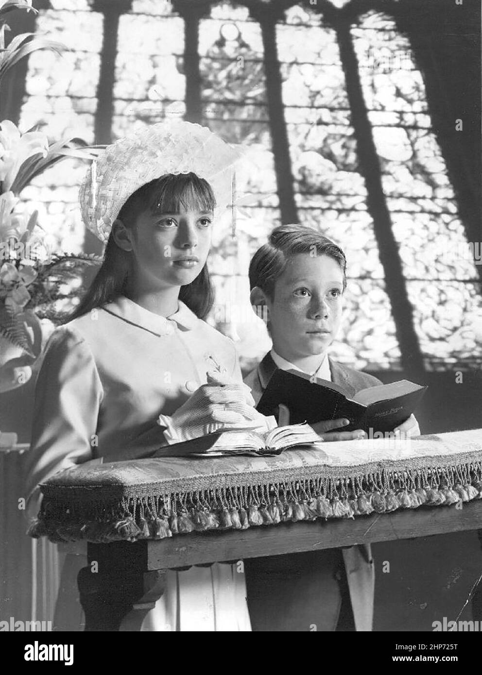 Publicity photo of child actors, Angela Cartwright and Billy Mumy ...