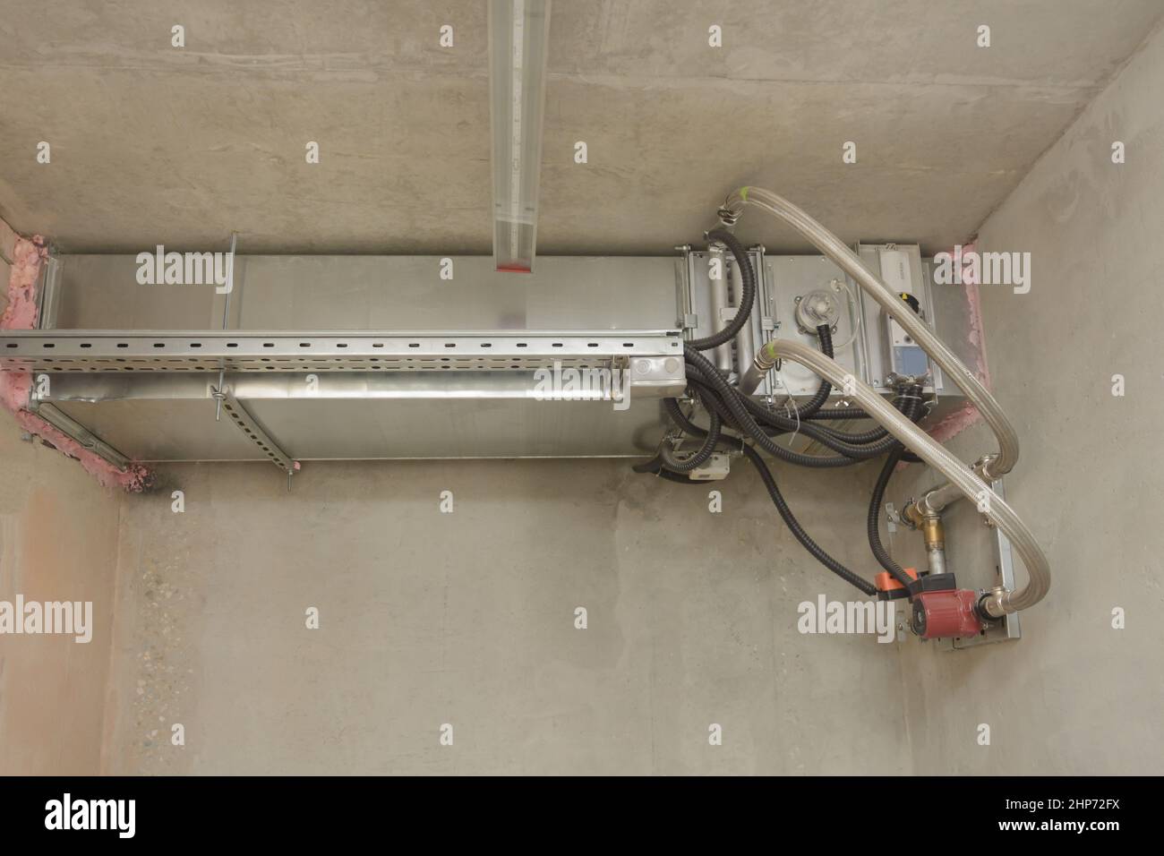 Automatic ventilation pipe. Industrial exhaust system Stock Photo - Alamy