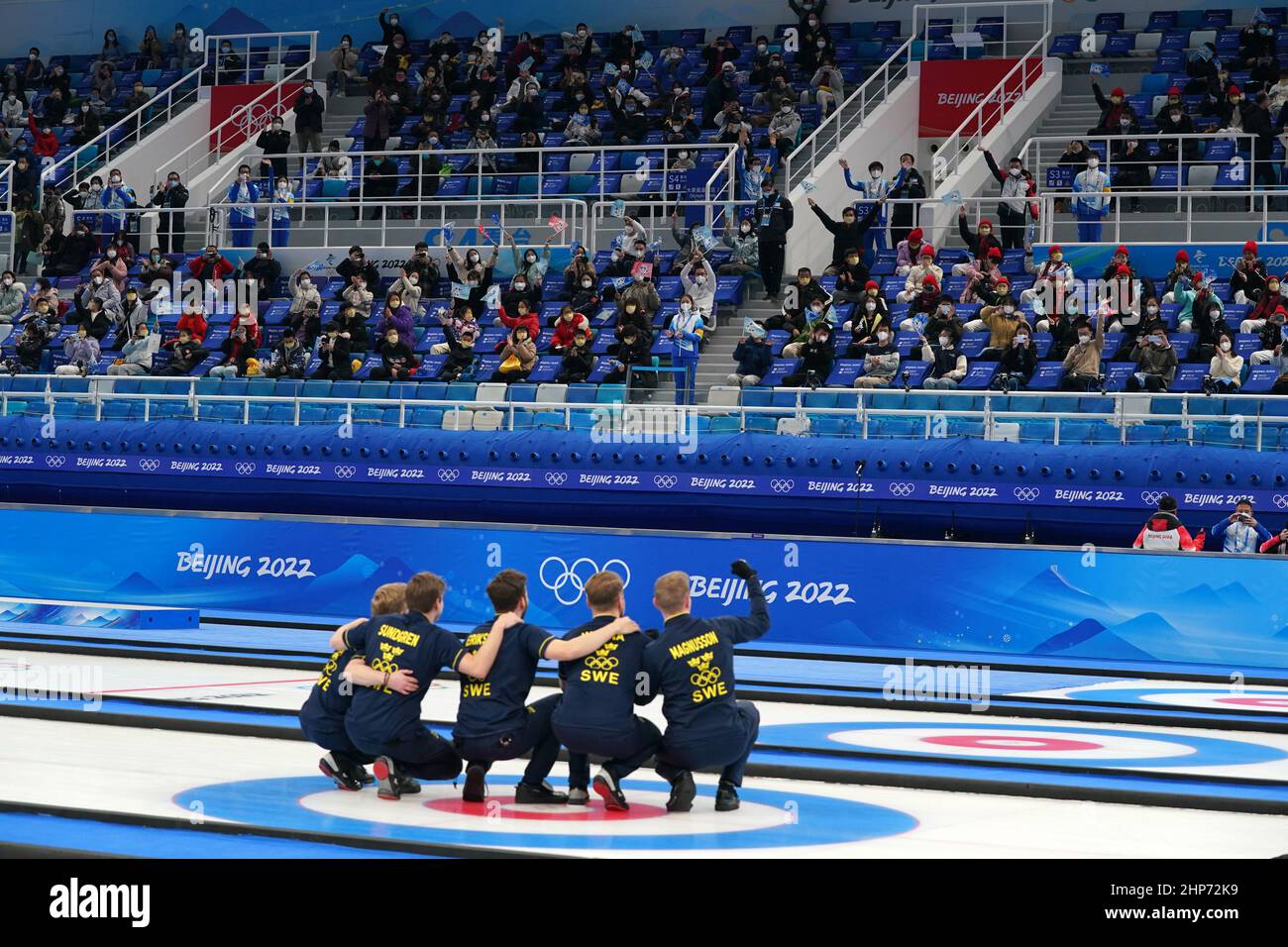 Sweden's Niklas Edin, Oskar Eriksson, Rasmus Wranaa, Christoffer ...