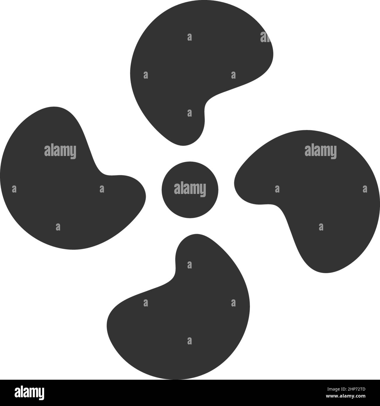 Fan icon logo flat design template Stock Vector Image & Art - Alamy