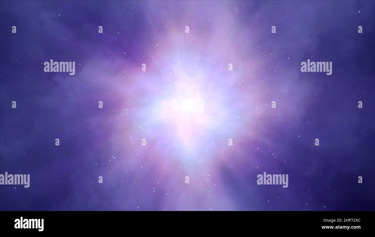 cosmos star ray light space particle nebula, illustration render Stock ...