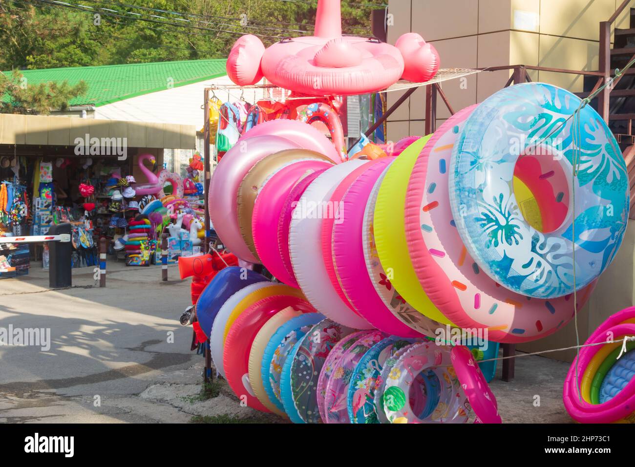 Inflatable accessories hi-res stock photography and images - Alamy