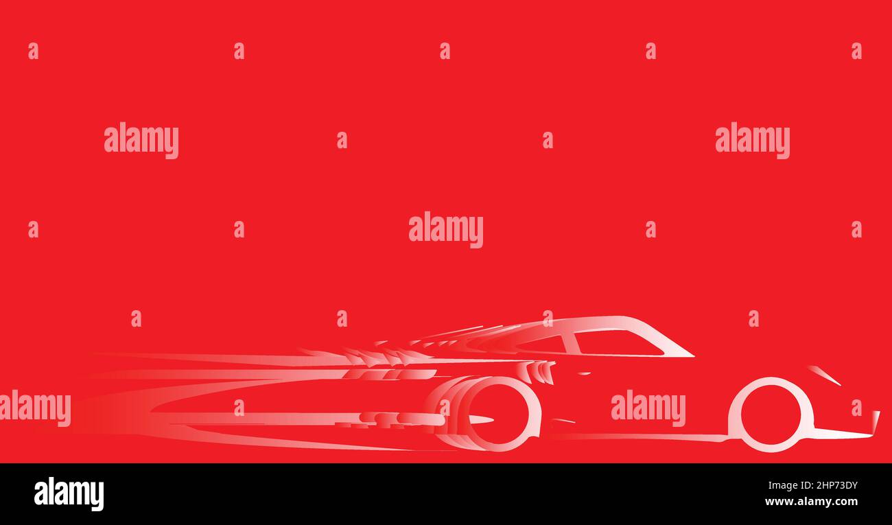 Red fast car hi-res stock photography and images - Alamy