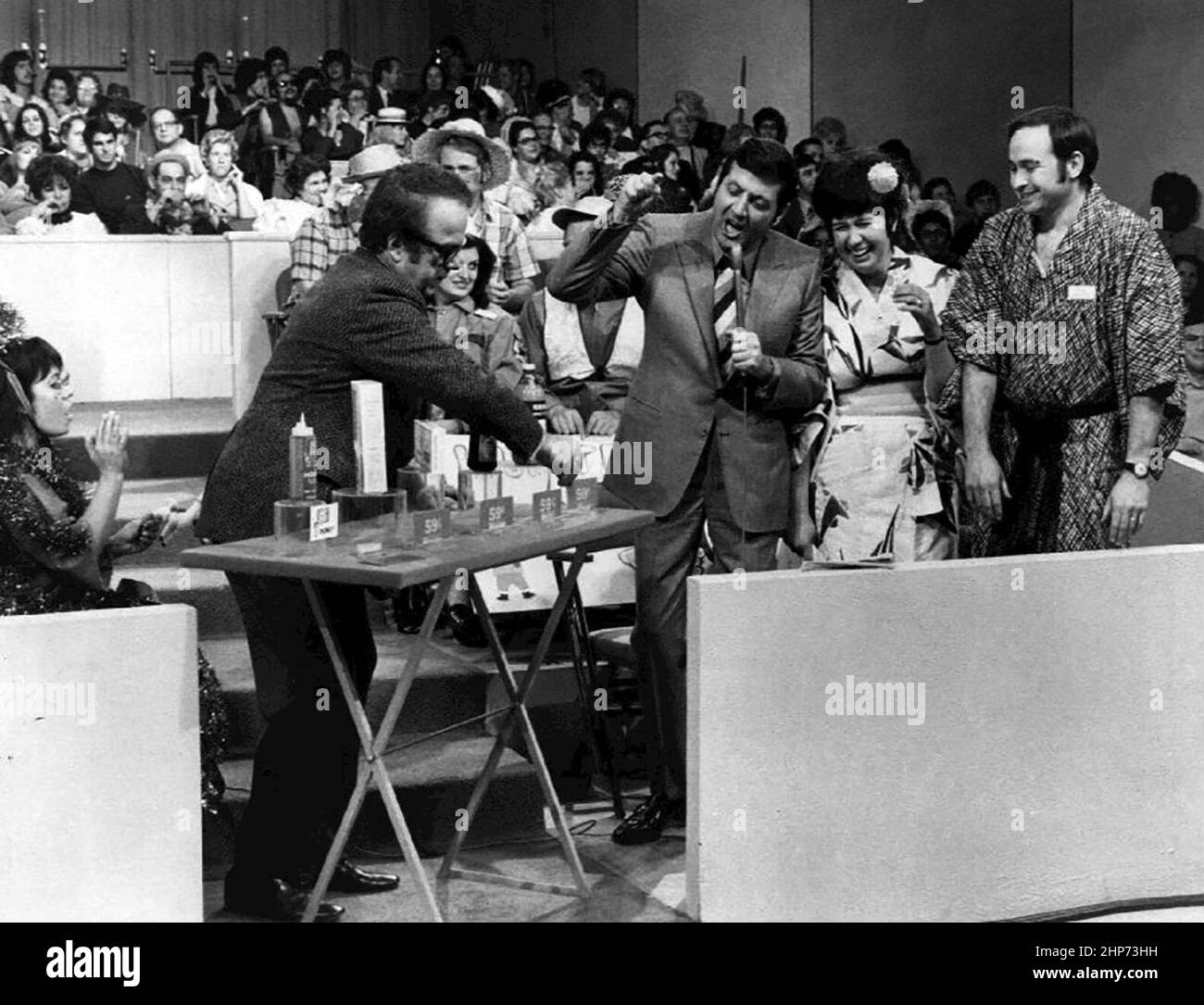 Publicity photo from the television show Let's Make a Deal. Pictured ...