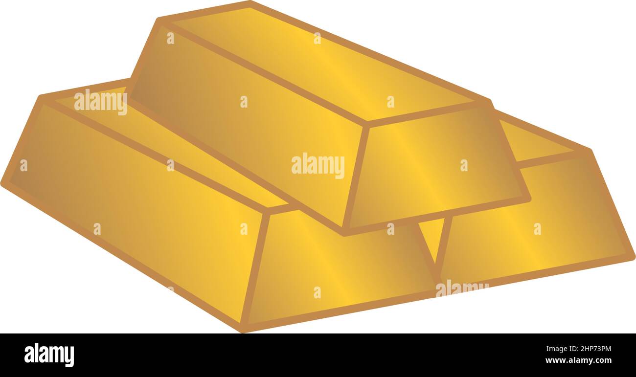 Gold bars bullion Cut Out Stock Images & Pictures - Alamy