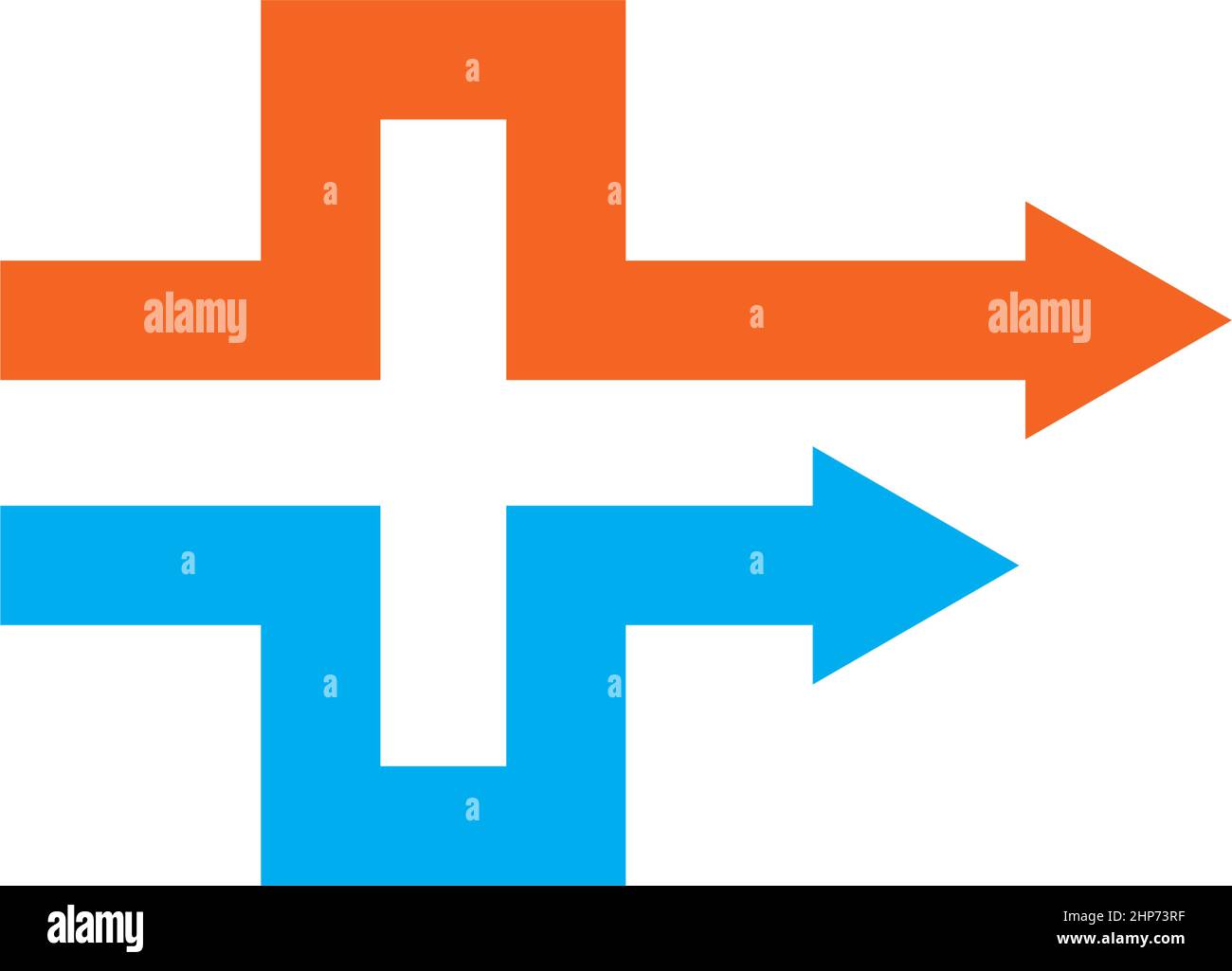 cross medical arrow icon vector illustration design Stock Vector Image ...