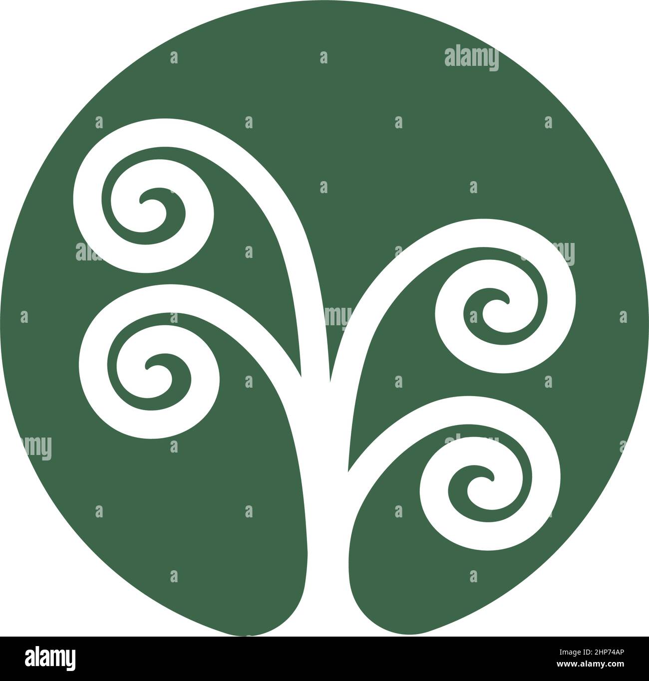 unique tree roots vector icon illustration design Stock Vector Image ...
