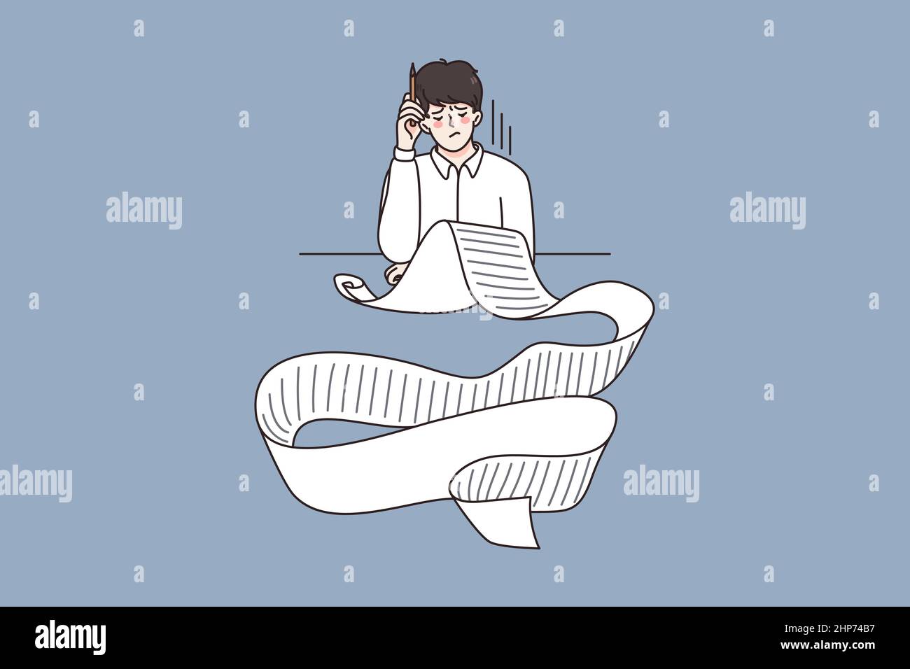 Unhappy problems Stock Vector Images - Alamy