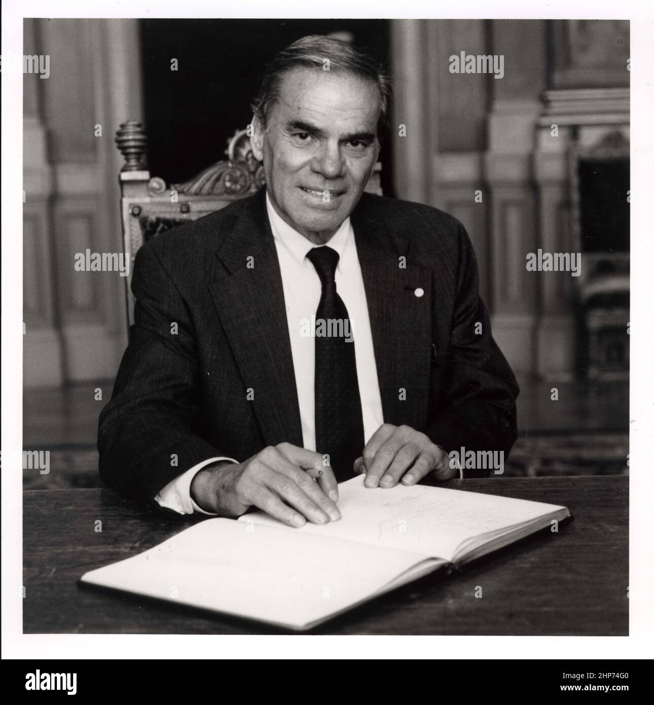Martin Rodbell at the Nobel ceremonies, December 1994 Stock Photo - Alamy