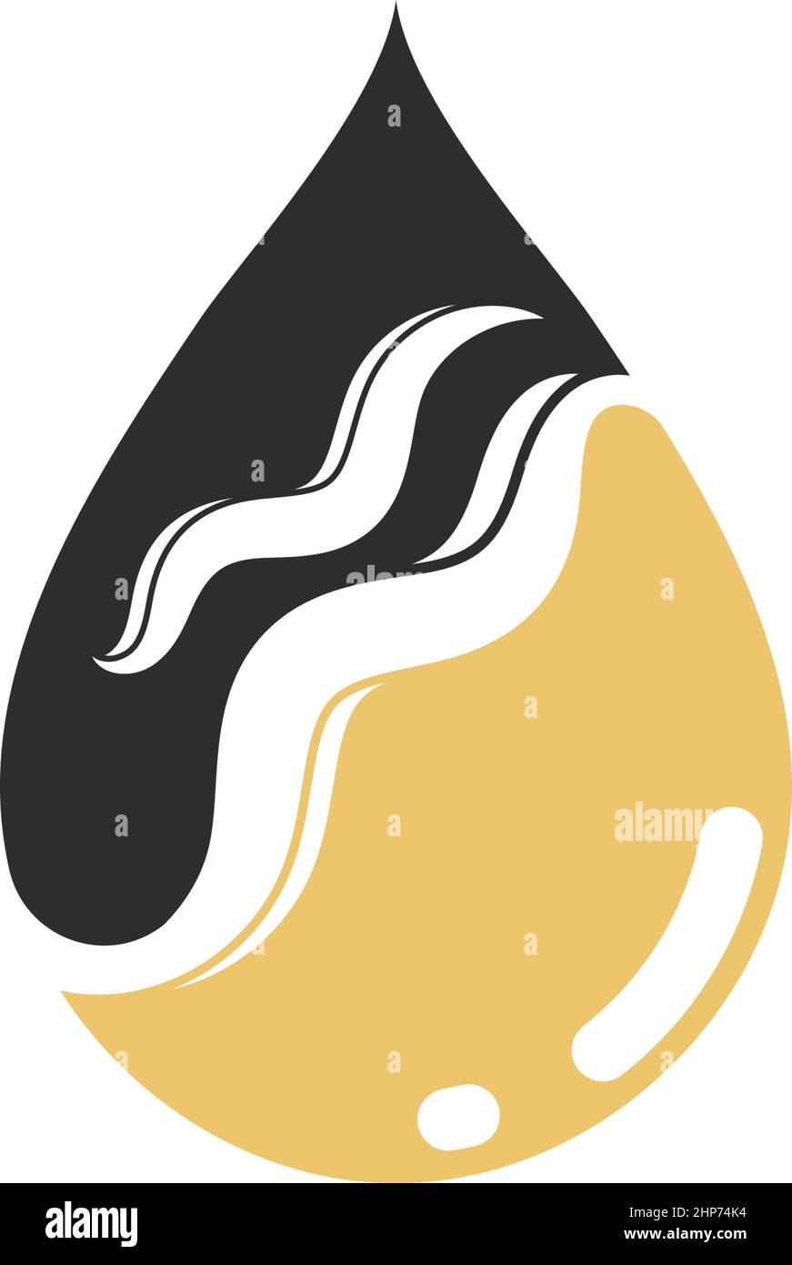 hair nutrition oil drop icon vector illustration design Stock Vector ...