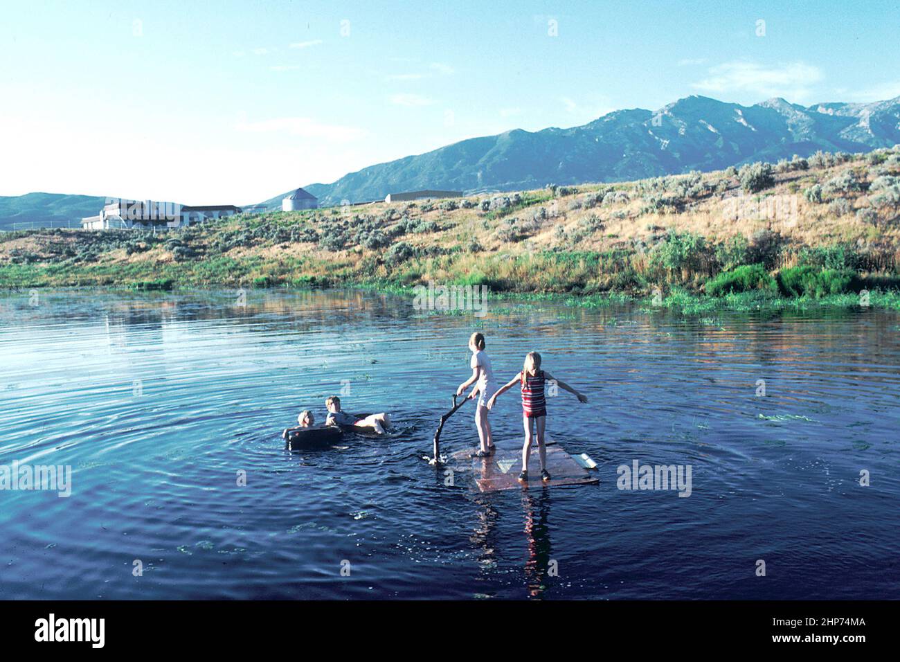 Homemade raft hi-res stock photography and images - Alamy