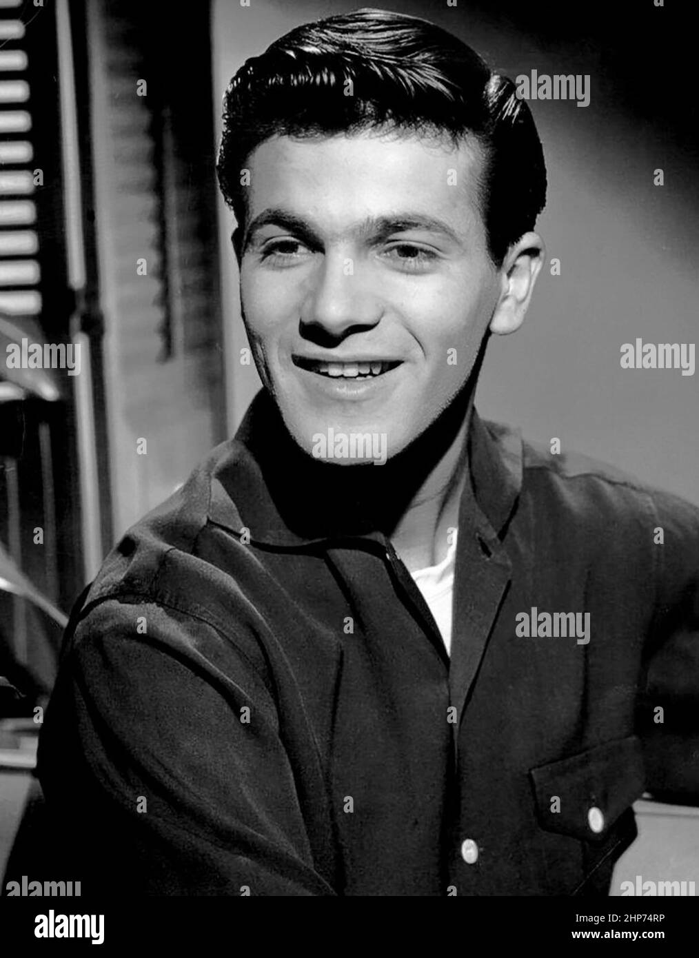 Publicity photo of singer and actor Tommy Sands ca. 1957 Stock Photo ...