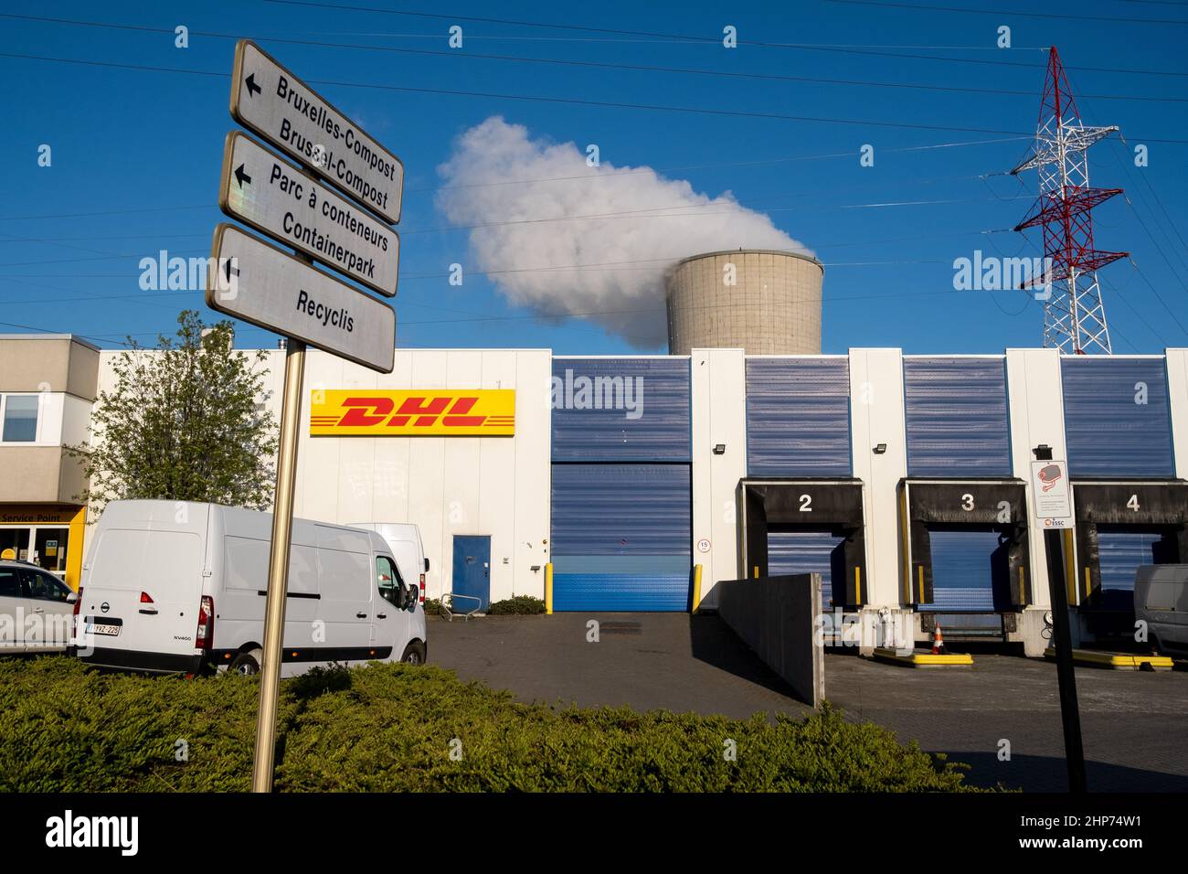 Belgium, Brussels, Spring 2021. Illustration of everyday life in ...