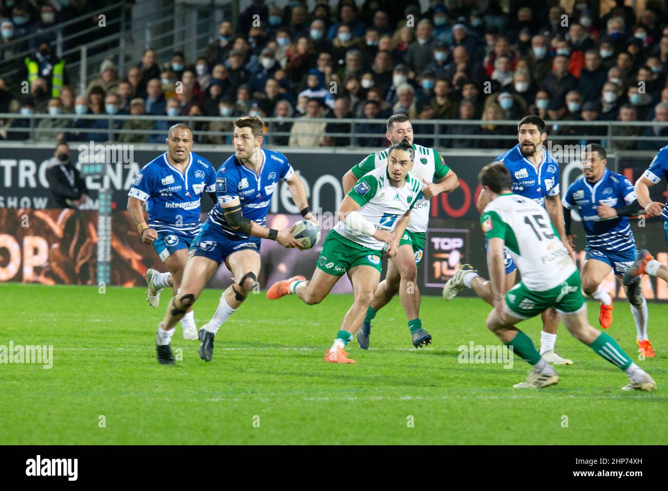 Maelan Rabut of Vannes during the French championship Pro D2 rugby ...
