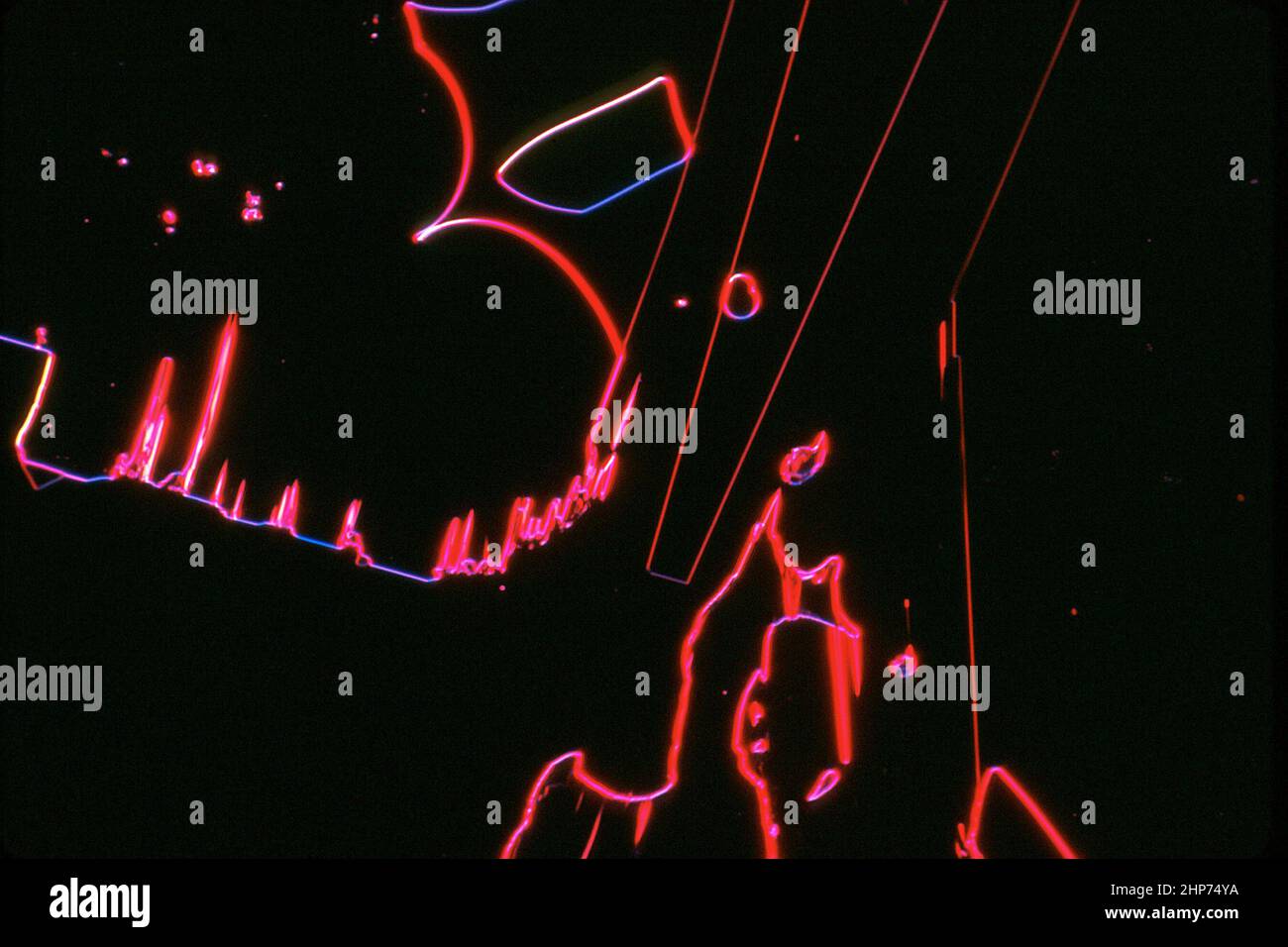The image shows cisplatin crystals, which is a platinum compound, and ...