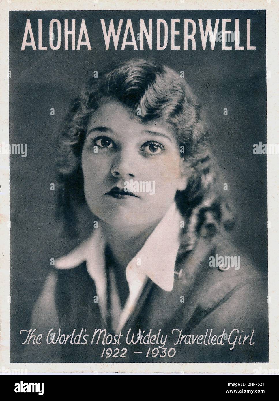 Publicity photo of Aloha Wanderwell ca. 1930 Stock Photo - Alamy