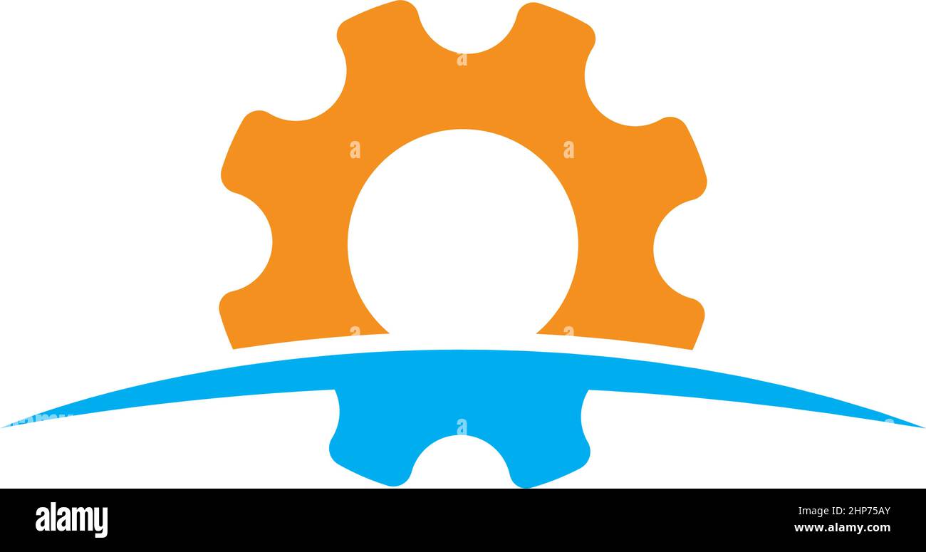 Gear Template vector icon illustration Stock Vector Image & Art - Alamy