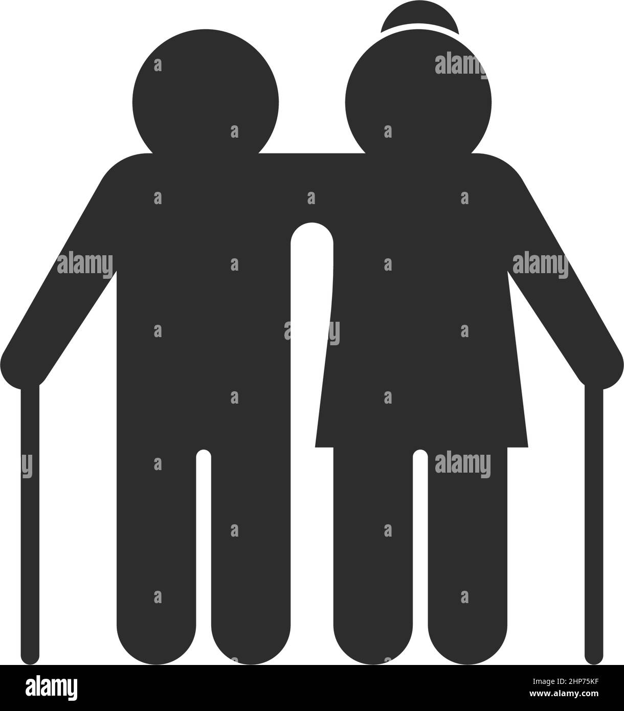 elderly people icon vector illustration design template Stock Vector ...