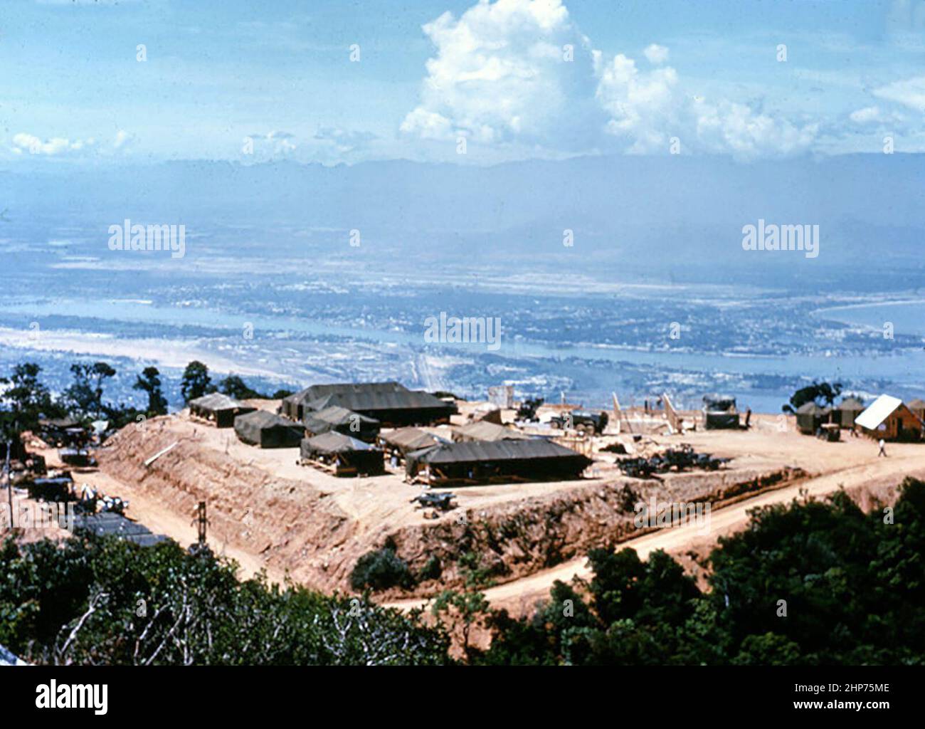 Headquarters and billeting areas for personnel maintaining the Hawk ...