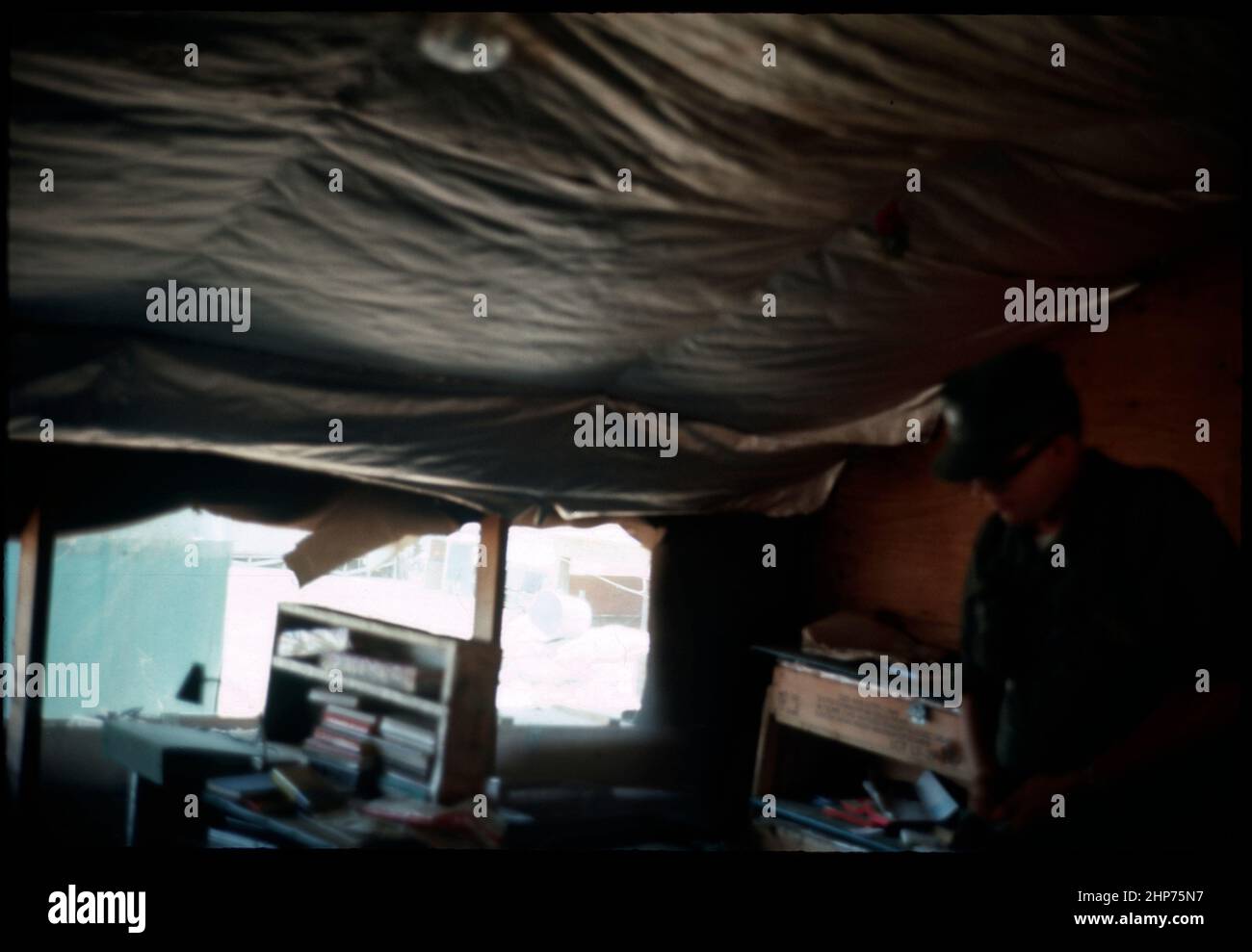 Vietnam War Era Photos: Living quarters, Hill 10", April 1969 - PD ...