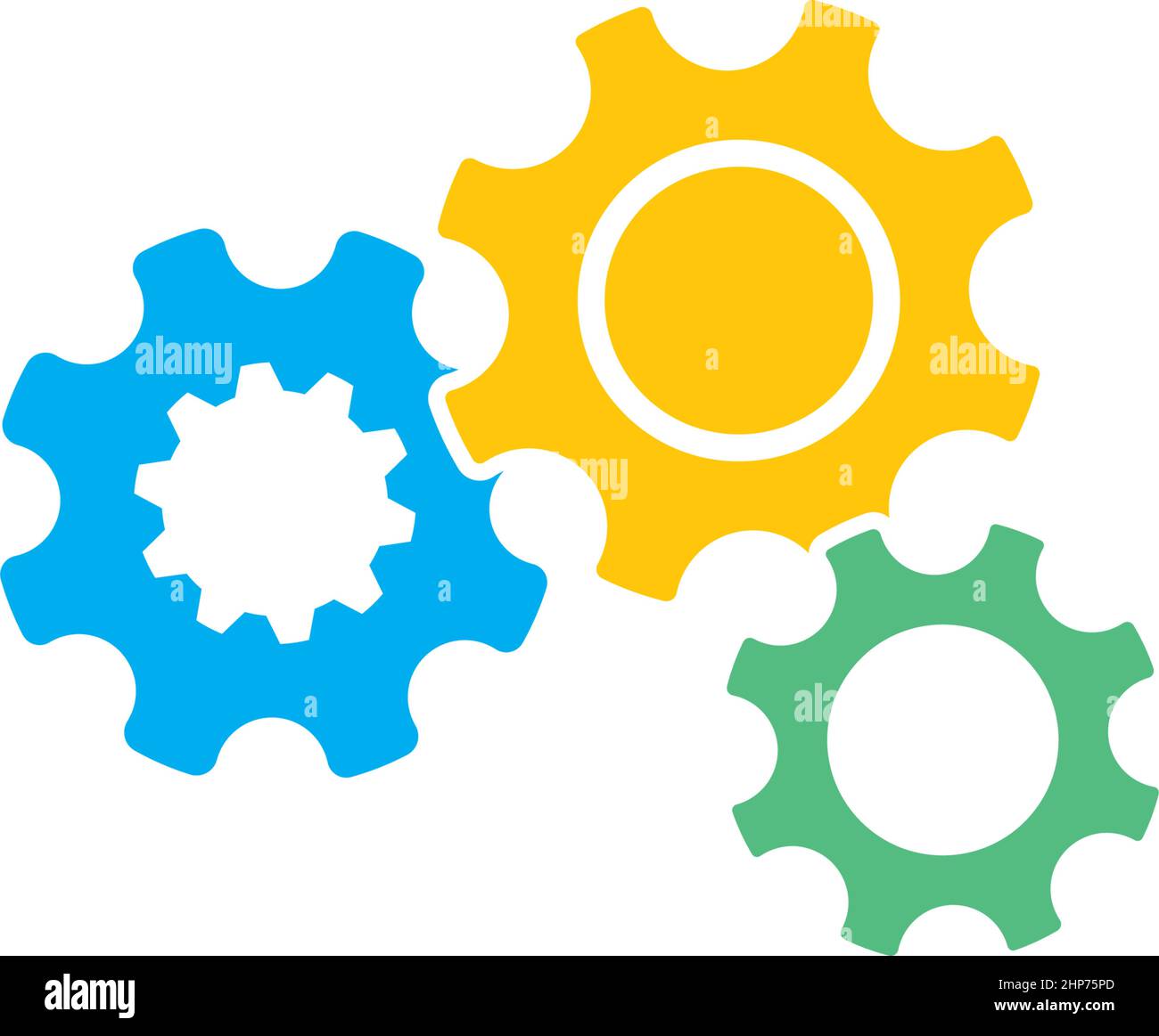 Gear Template vector icon illustration Stock Vector Image & Art - Alamy