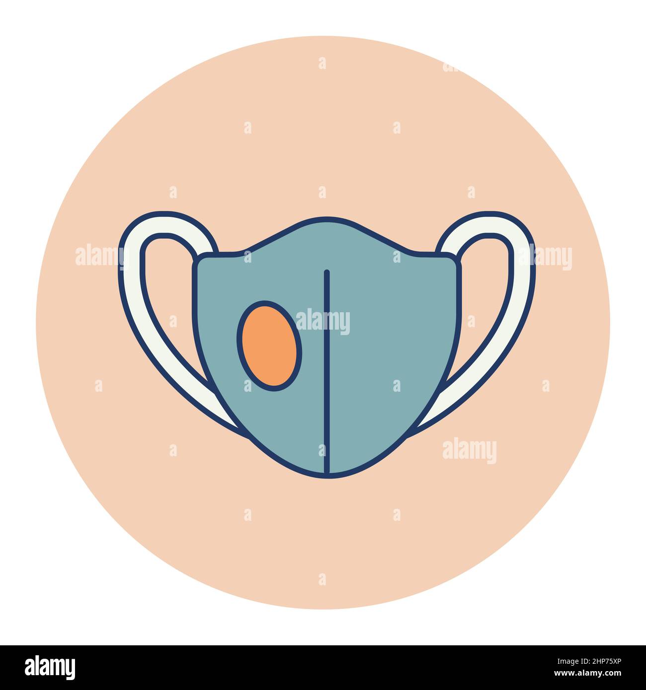 Medical mask vector icon. Medical sign Stock Vector Image & Art - Alamy