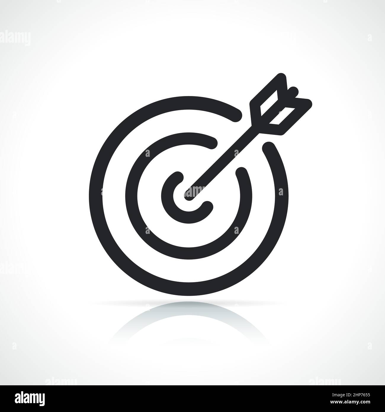 Goal icon Stock Vector Images - Alamy
