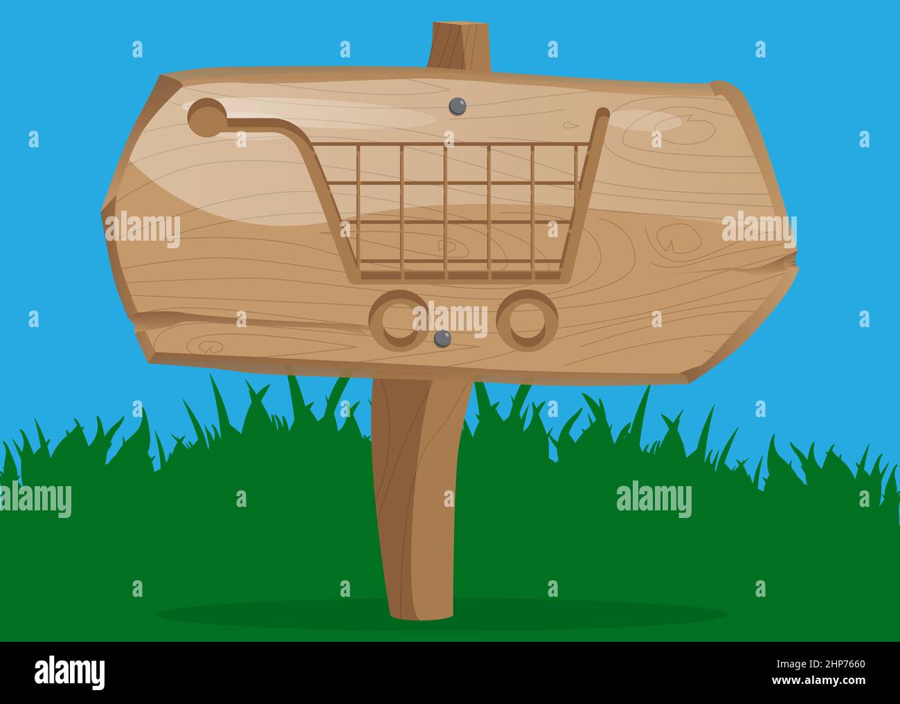 Shopping Symbol Stock Vector Images - Alamy