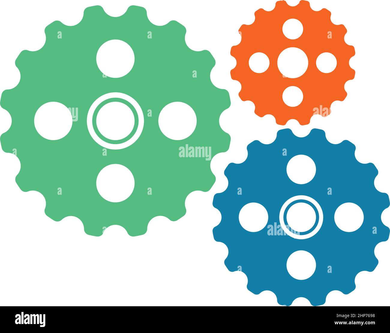 Gear Template vector icon illustration Stock Vector Image & Art - Alamy