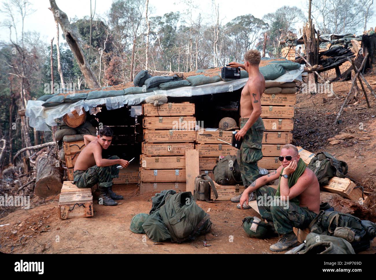 Vietnam War Photos: BAS, LZ Rattlesnake, May 1969 - PD photo courtesy ...