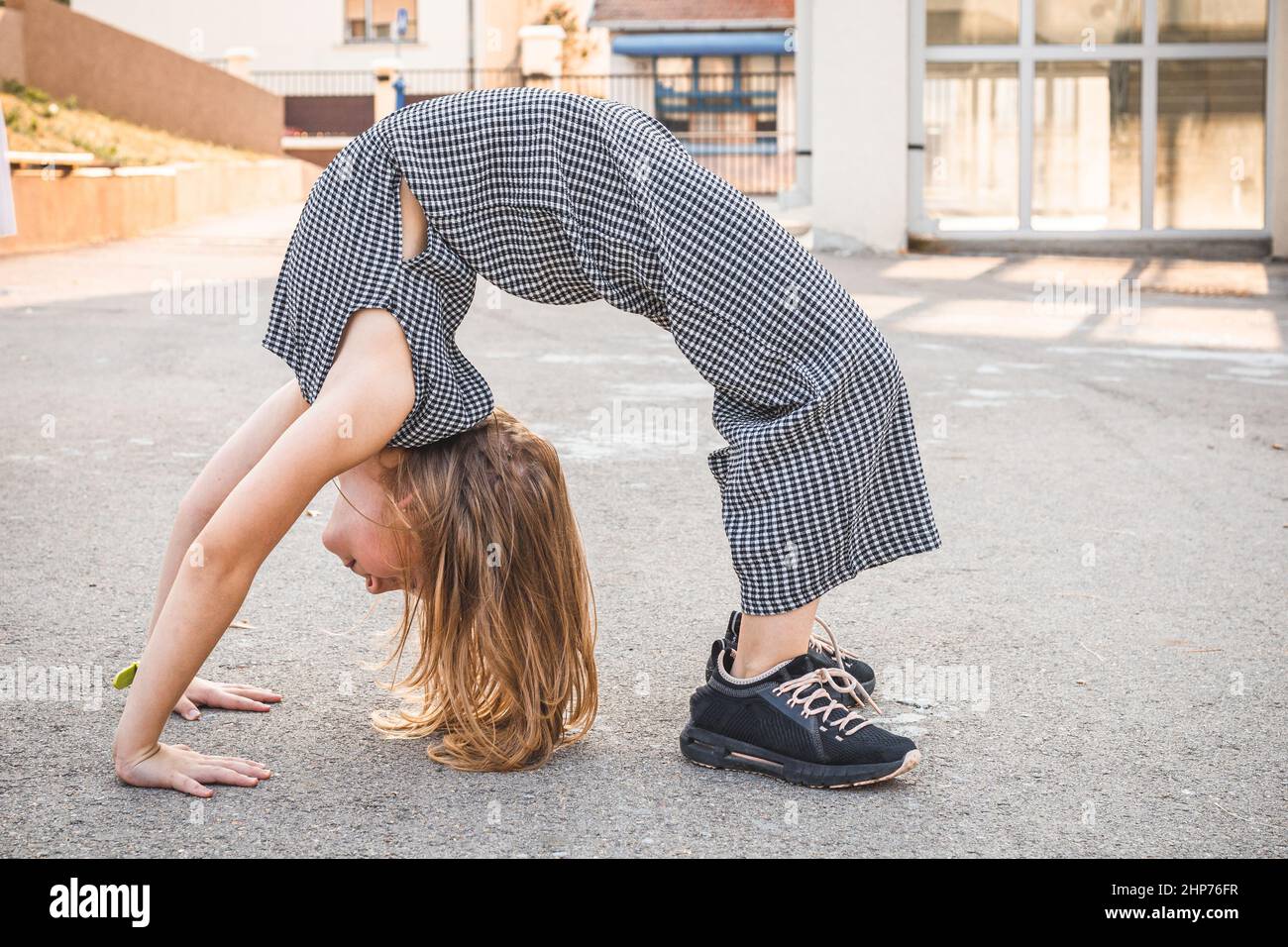 Schoolyard yoga hi-res stock photography and images - Alamy