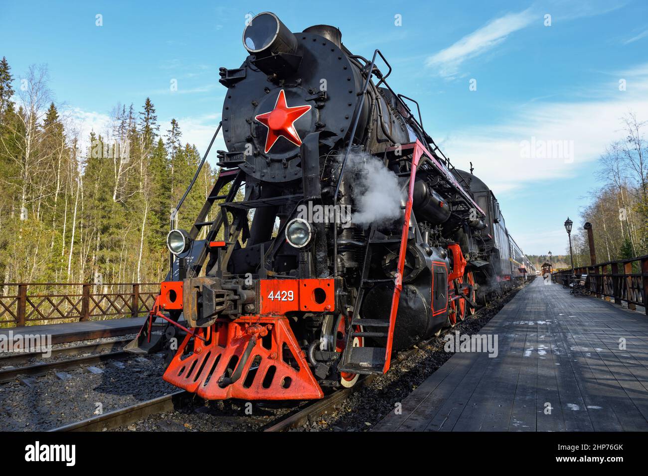 Soviet steam locomotive hi-res stock photography and images - Alamy