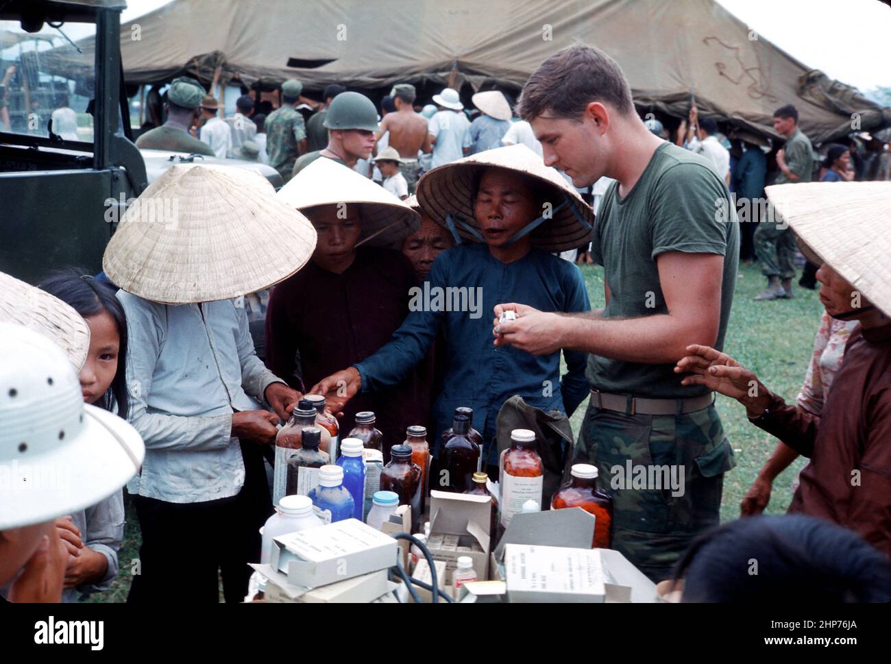 Vietnam War Photos: MEDCAP (Medical Civic Action Program) for the local ...