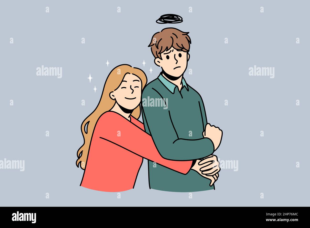 Different couple concept Stock Vector Images - Alamy