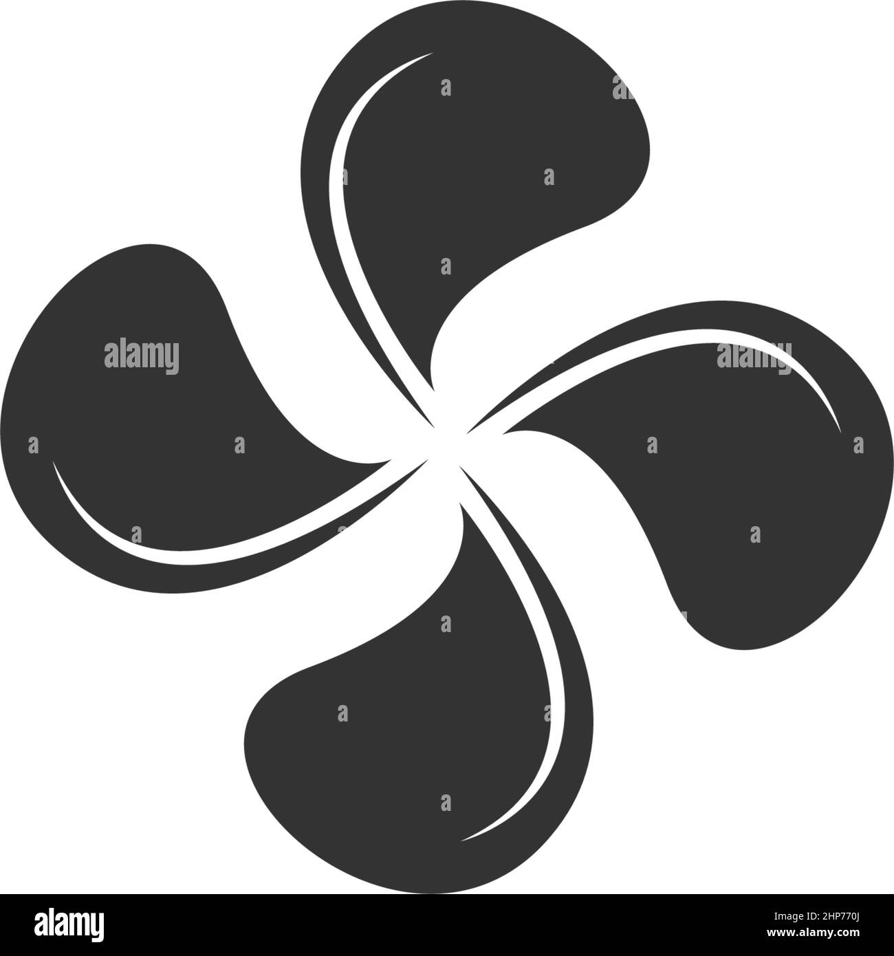 Fan icon logo flat design template Stock Vector Image & Art - Alamy