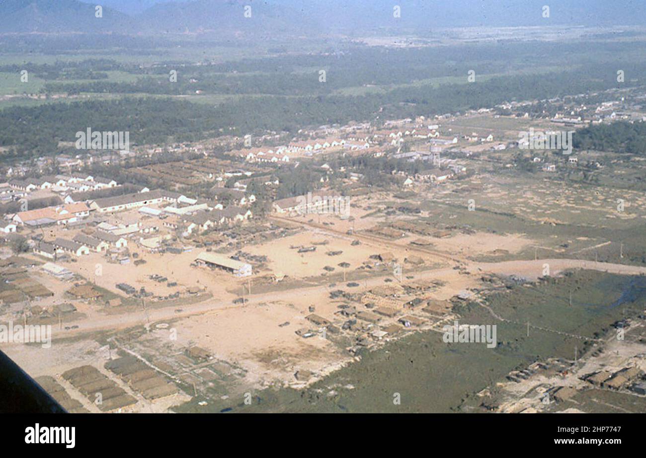 Aerial view of the 3d MAF, 3d MarDiv, and 3d MAW Headquarters complex ...