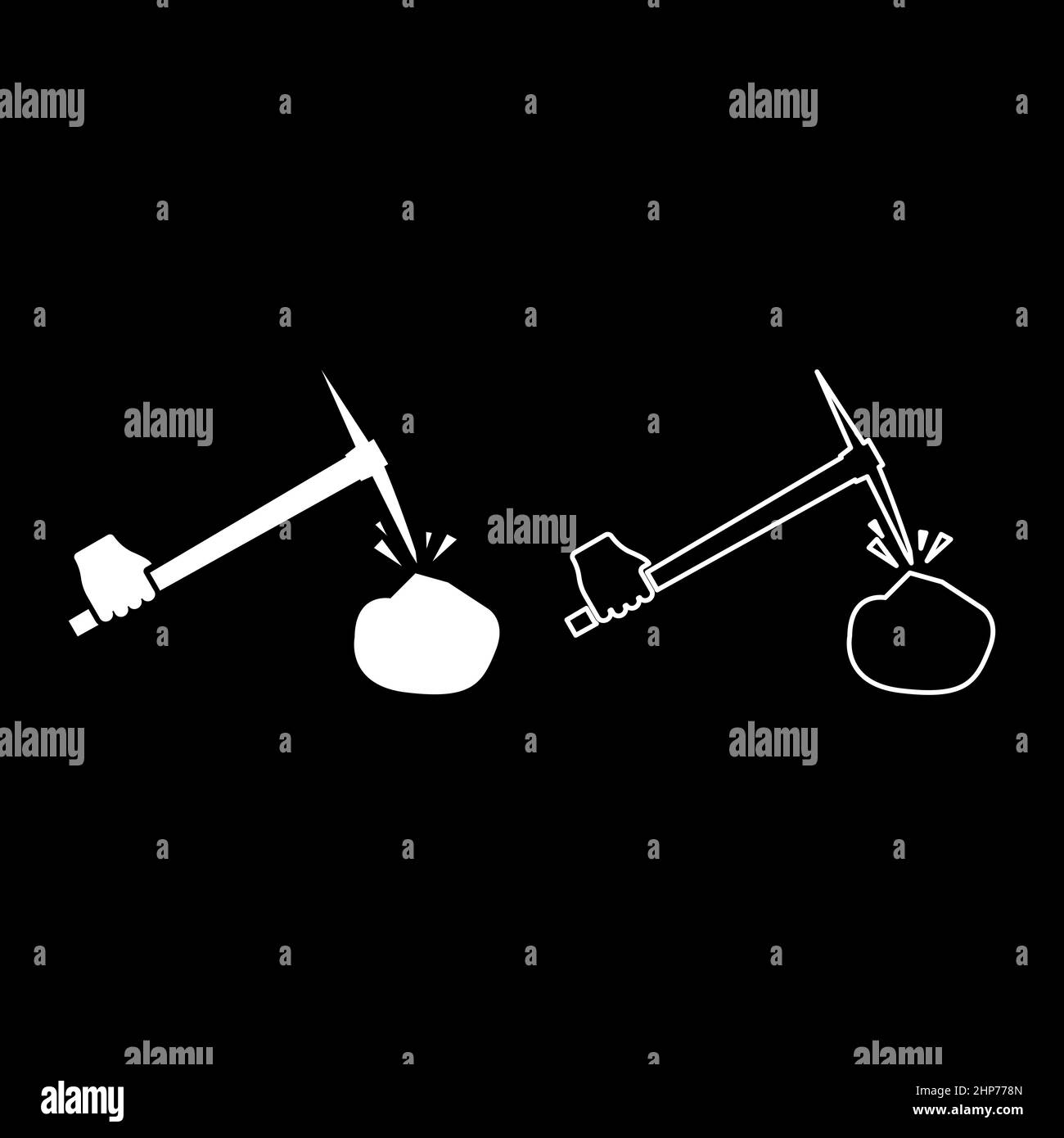 Hit image Stock Vector Images - Alamy