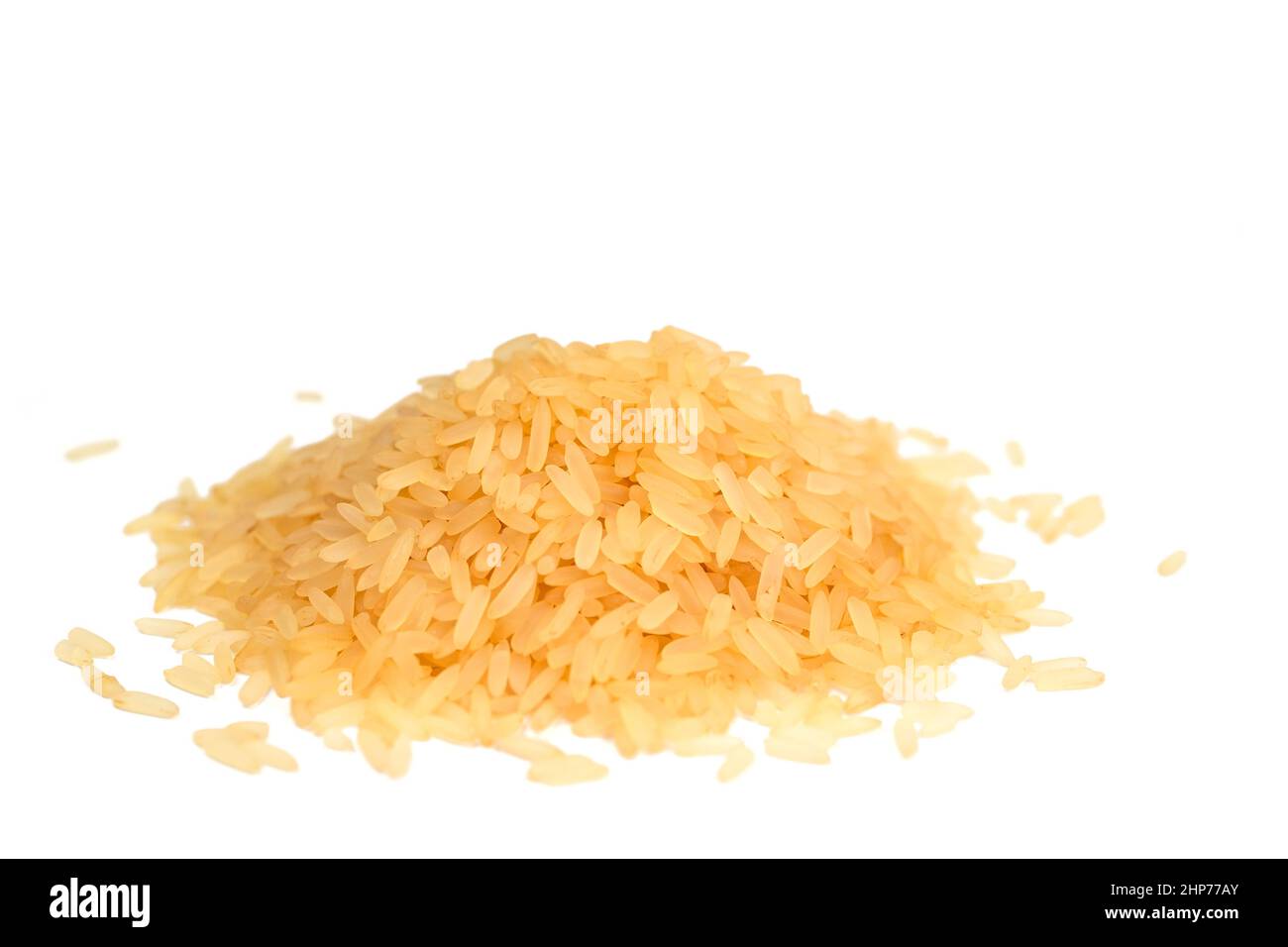 Rice grains isolated against white background Stock Photo - Alamy