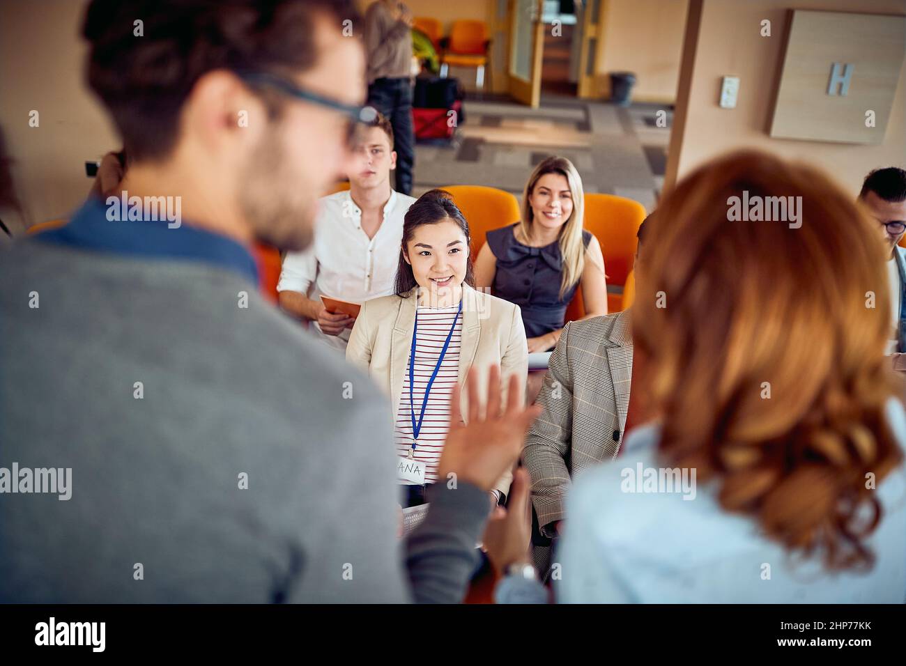 Professional lecturer hi-res stock photography and images - Alamy