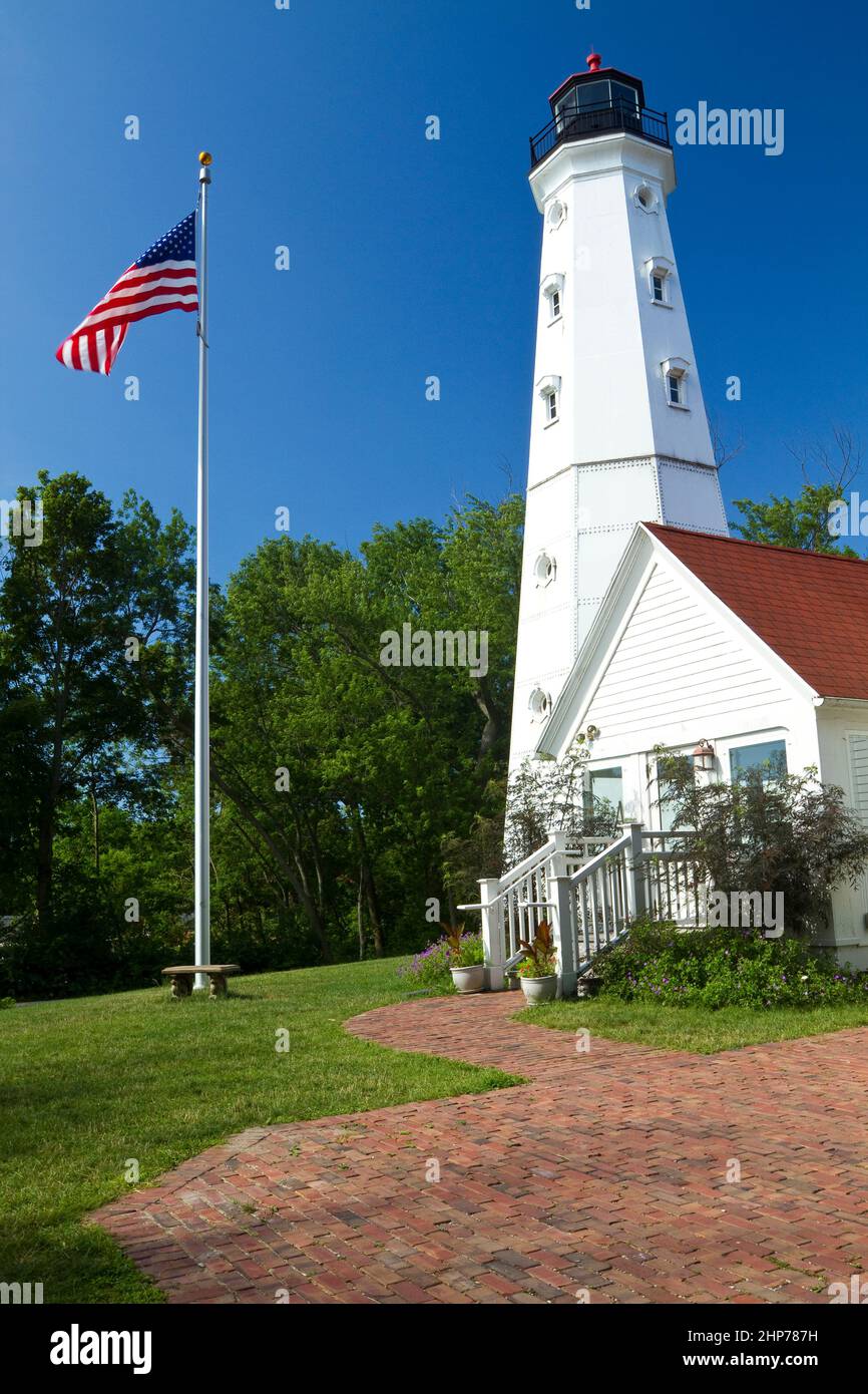 Wi milwaukee milwaukee lighthouse hi-res stock photography and images ...