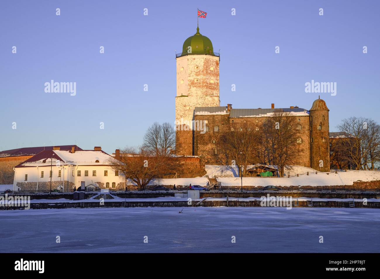 Tower medieval vyborg fortress russia hi-res stock photography and ...