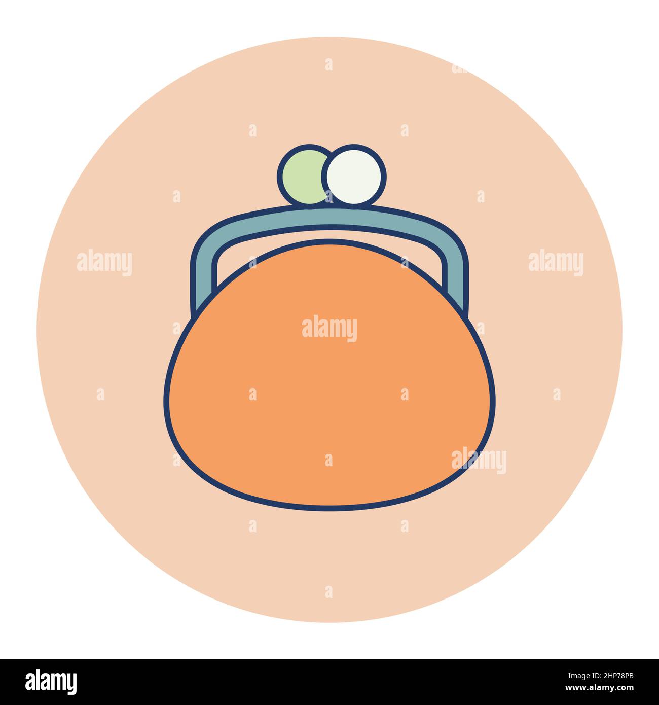 Purse icon vector. Wallet sign isolated on white Stock Vector Image ...