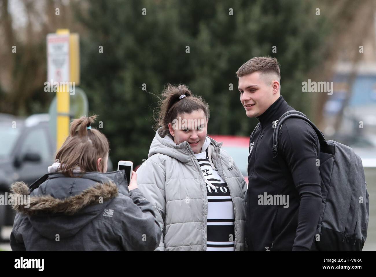 Cameron Scott #24 of Hull FC arrives at The MKM Stadium and his picture ...
