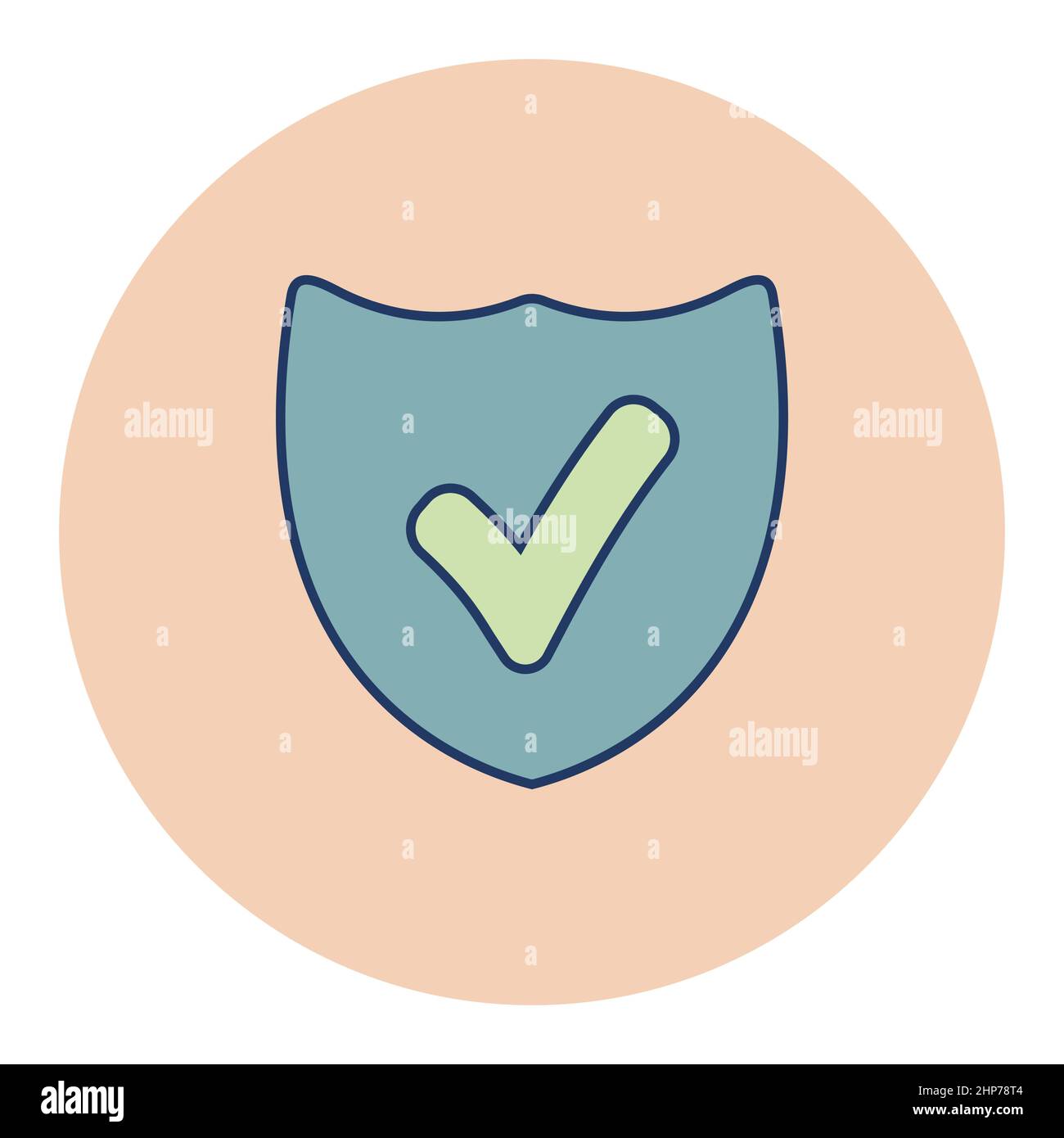 Shield protection symbol Stock Vector Images - Alamy