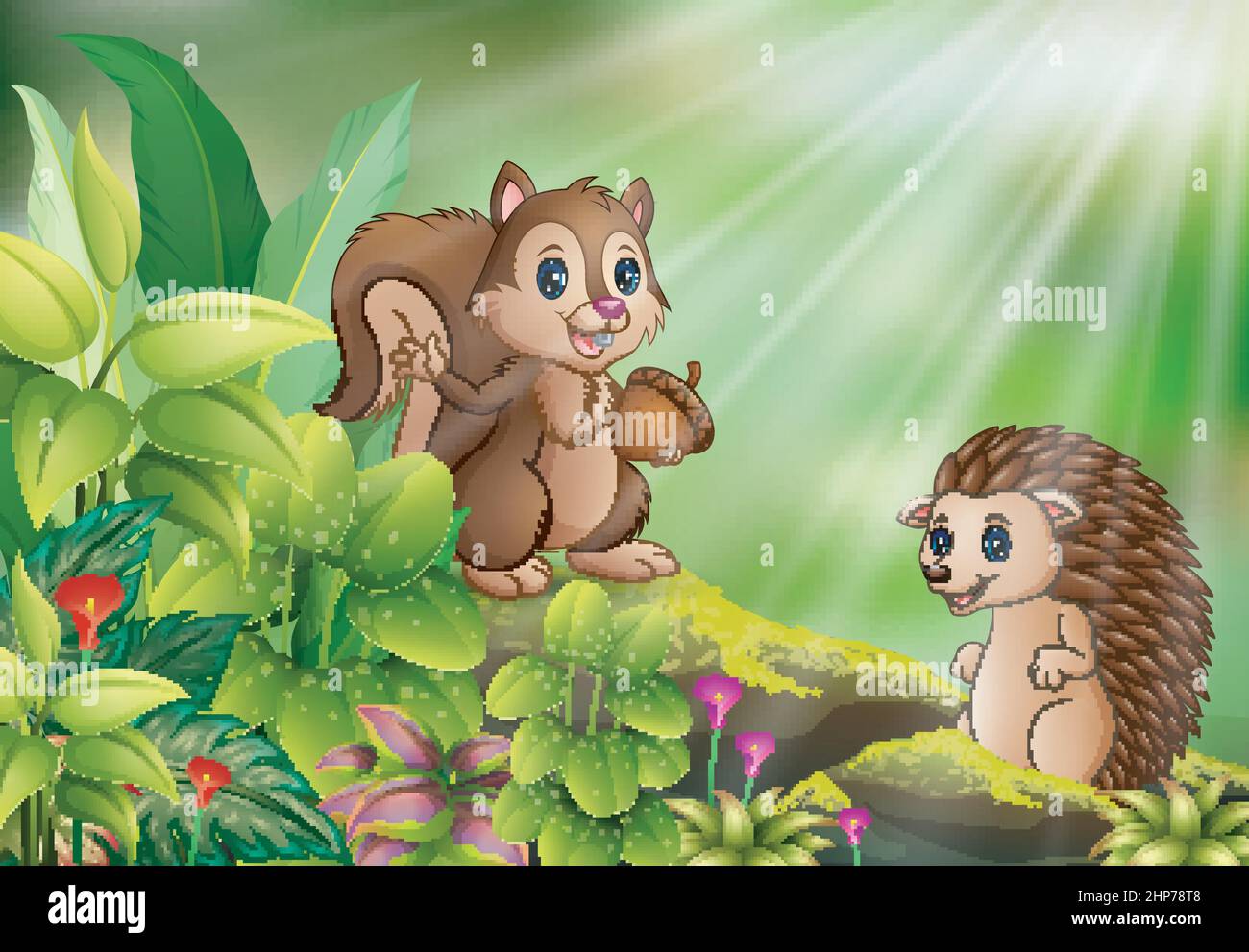 Hedgehog view Stock Vector Images - Alamy