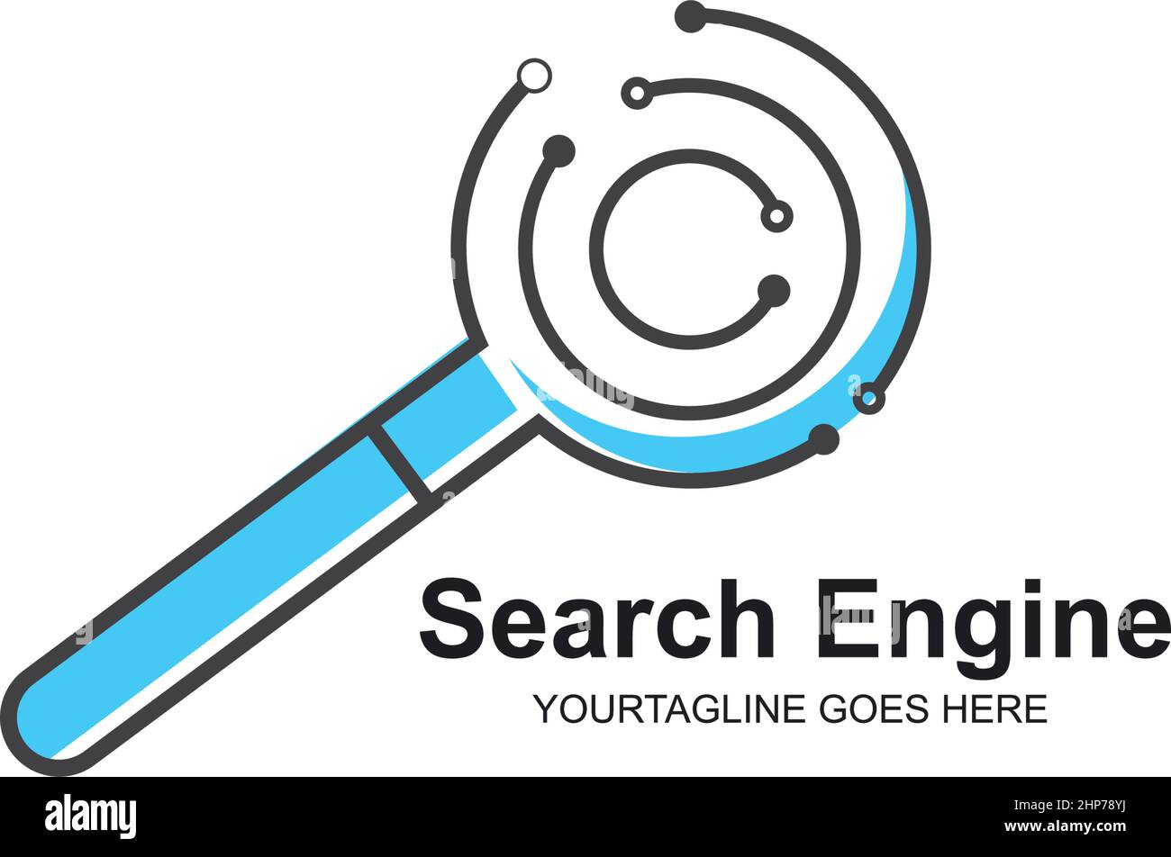 Graphic search engine logo Stock Vector Images - Alamy