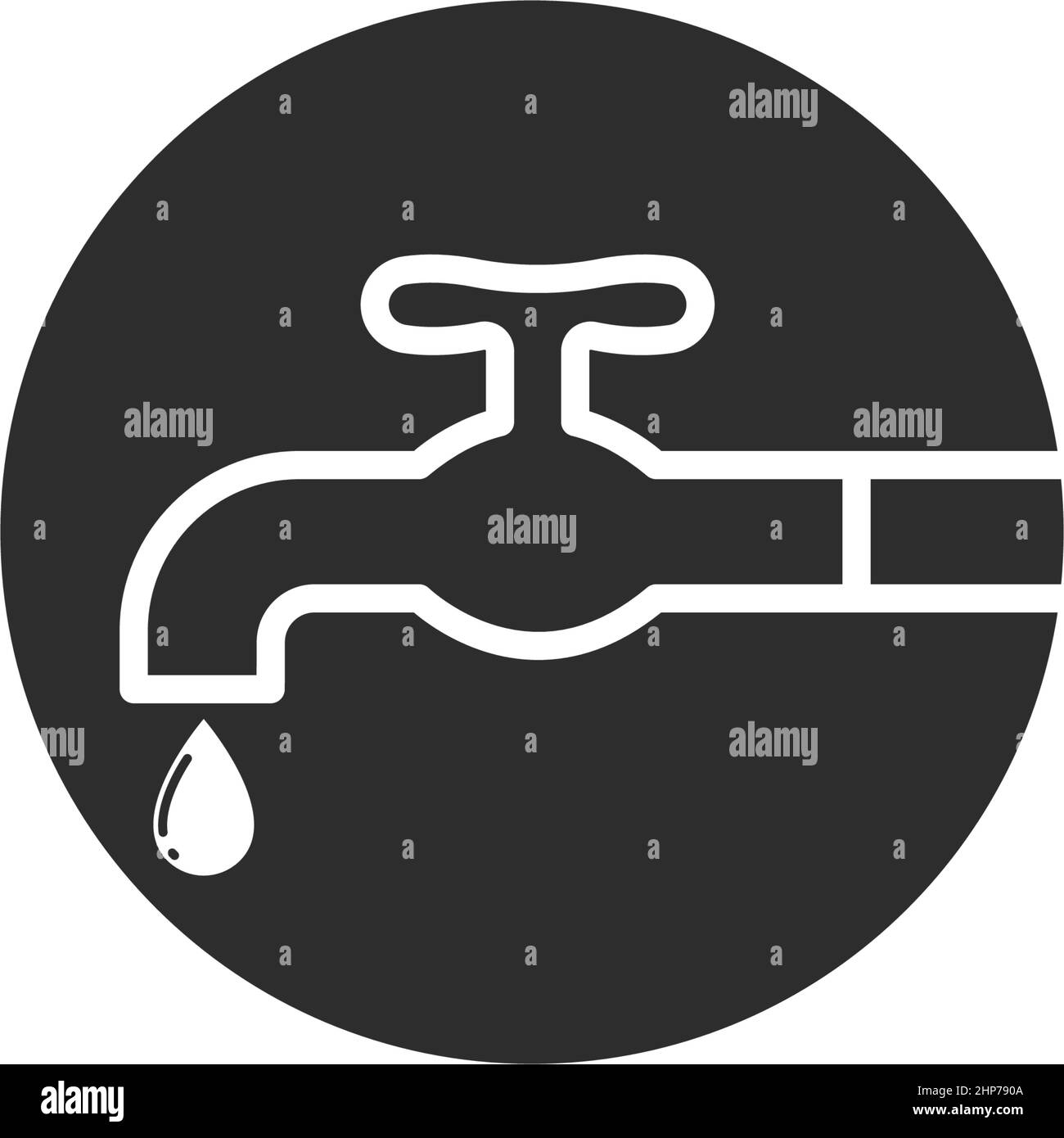 Water faucets Stock Vector Images - Alamy