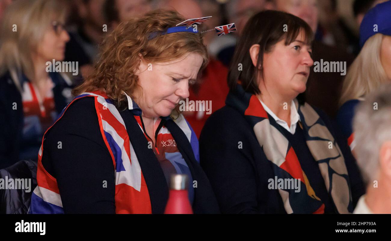Katie Lammie mother of Bobby Lammie looks on during the Men's Gold ...