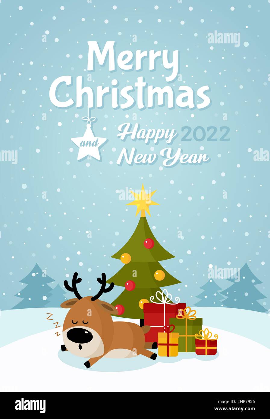 Deer under tree hi-res stock photography and images - Alamy
