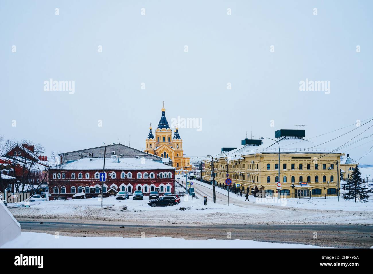 Cathedral in the name of the Holy Prince Alexander Nevsky at Strelka in ...